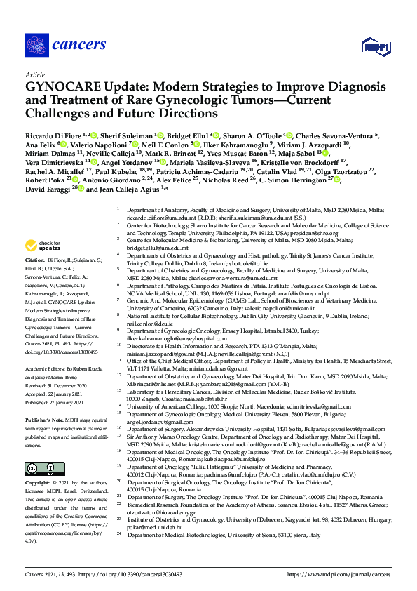 (PDF) GYNOCARE Update: Modern Strategies to Improve Diagnosis and ...