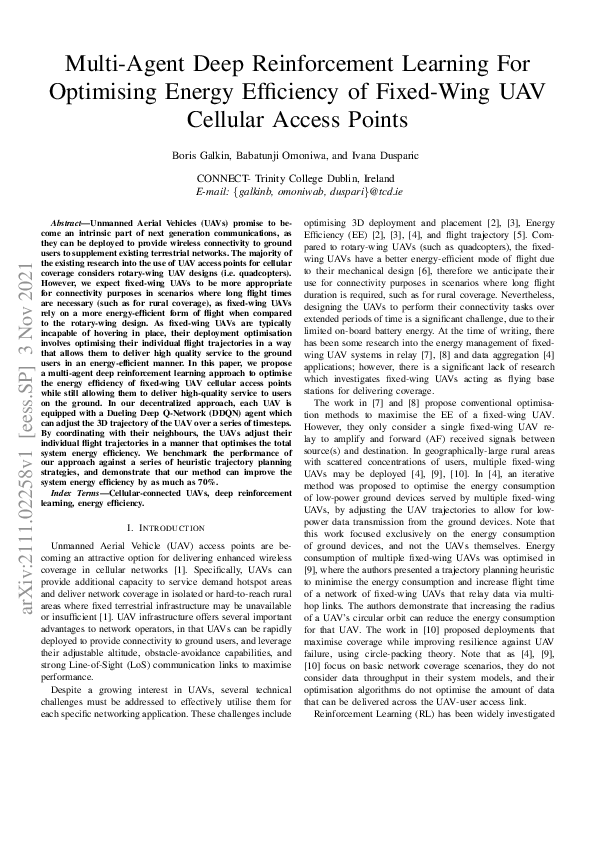 (PDF) Multi-Agent Deep Reinforcement Learning For Optimising Energy ...