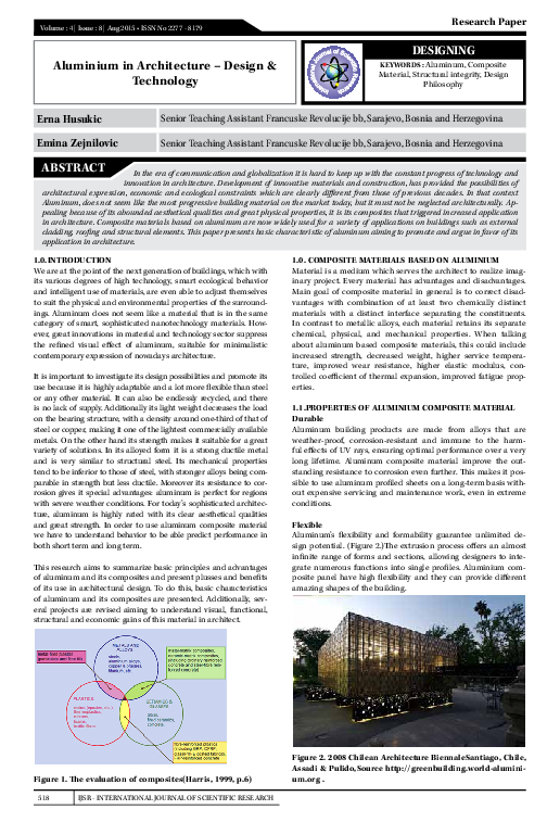 (PDF) Aluminium in Architecture Design & Technology