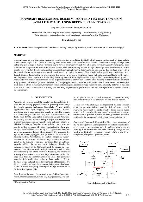 Pdf Boundary Regularized Building Footprint Extraction From Satellite Images Using Deep Neural