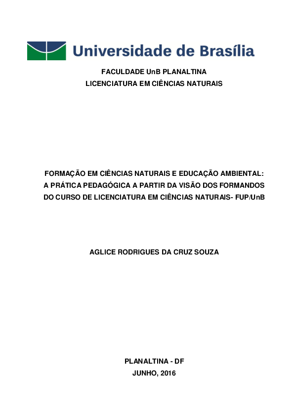 (PDF) Formação em ciências naturais e educação ambiental : a prática ...