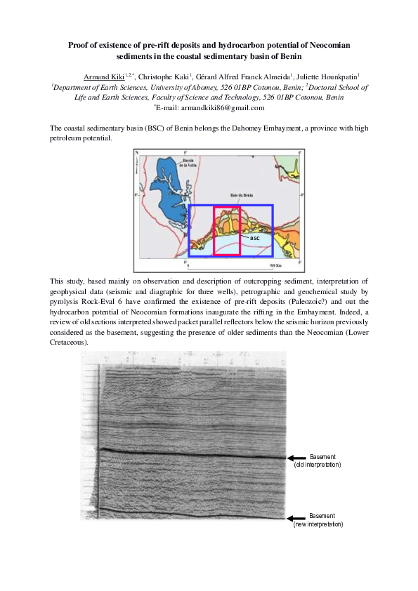 (PDF) Proof of existence of pre-rift deposits and hydrocarbon potential ...