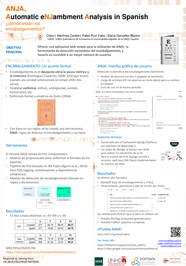 (PDF) ANJA, ¿dónde están los encabalgamientos?