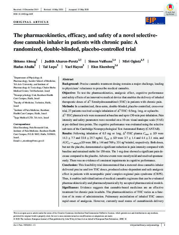 (PDF) The pharmacokinetics, efficacy, and safety of a novel selective ...