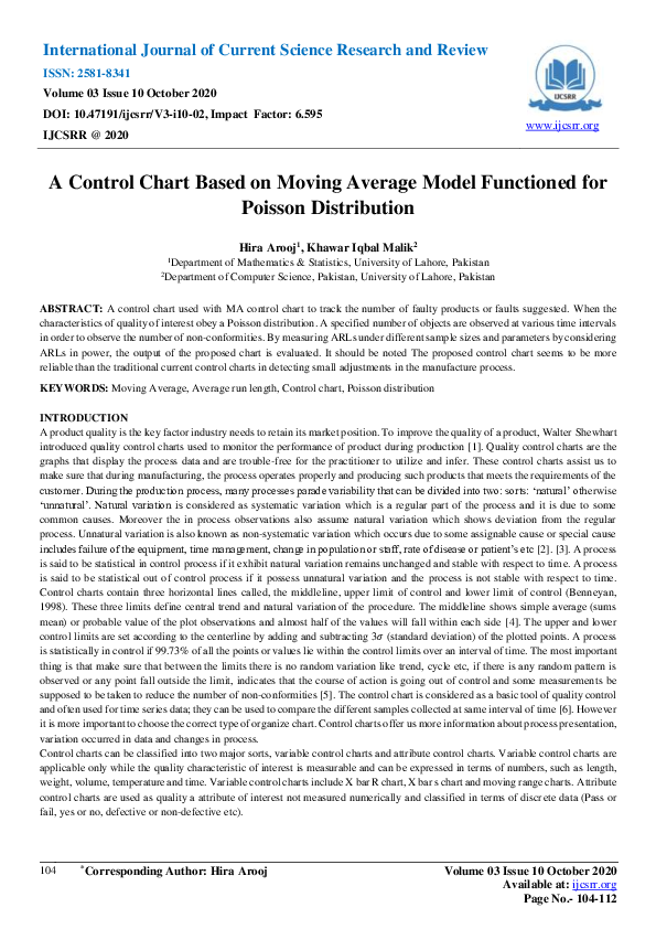 (PDF) International Journal of Current Science Research and Review