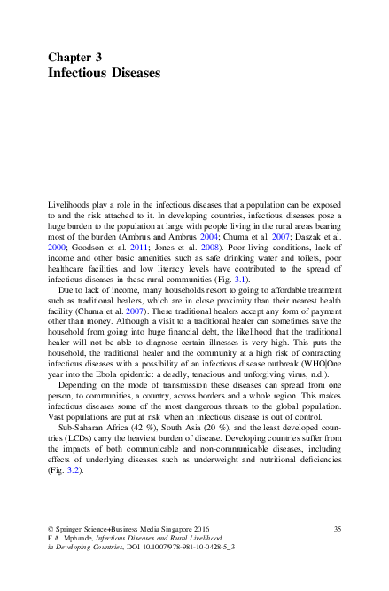 (PDF) Infectious Diseases