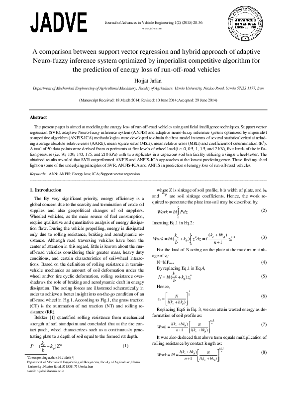 (PDF) A comparison between support vector regression and hybrid ...
