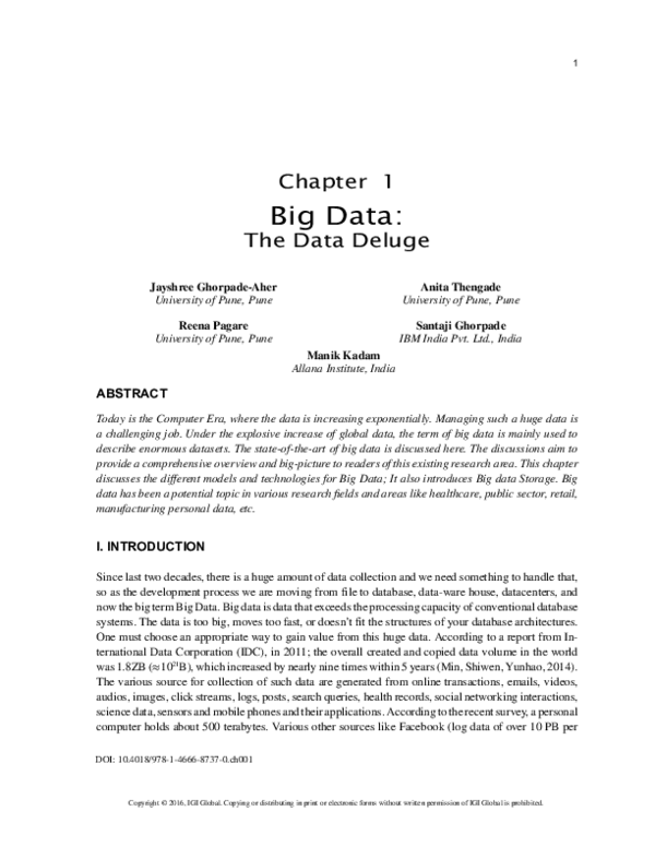 (PDF) Big Data
