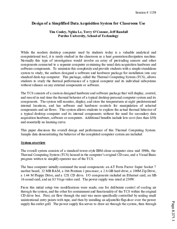(PDF) Design Of A Simplified Data Acquisition And Control System For ...