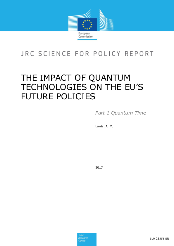 (PDF) The Impact of quantum technologies on the EU's future policies ...
