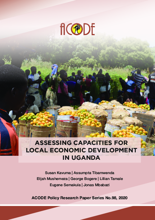 (PDF) Assessing Capacities for Local Economic Development in Uganda