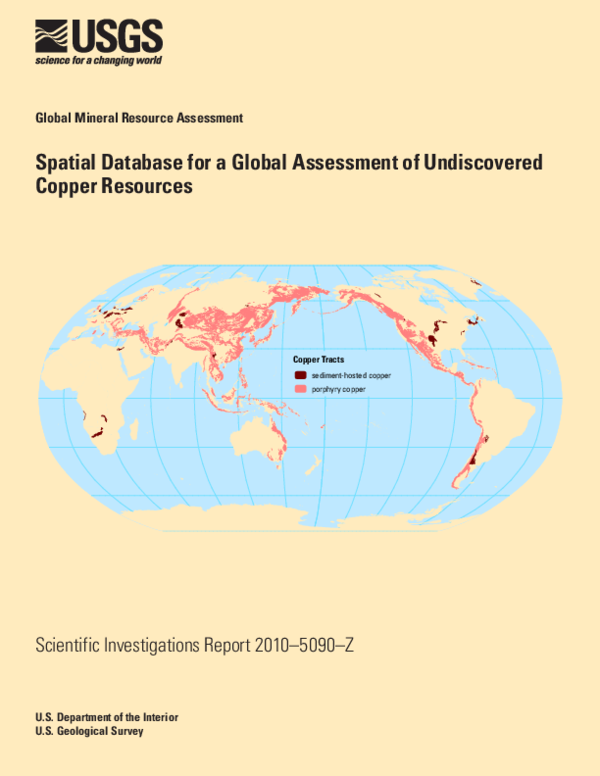 Pdf Spatial Database For A Global Assessment Of Undiscovered Copper Resources Chapter Z In