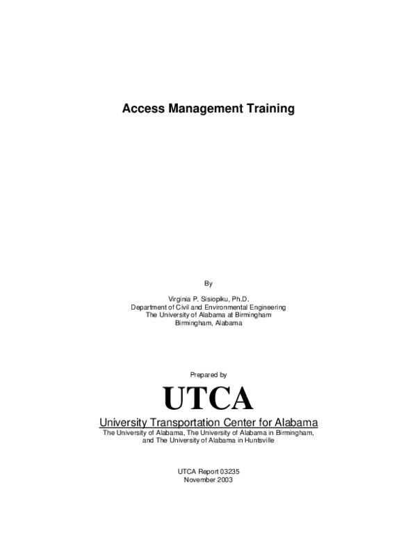 (PDF) Access Management Training