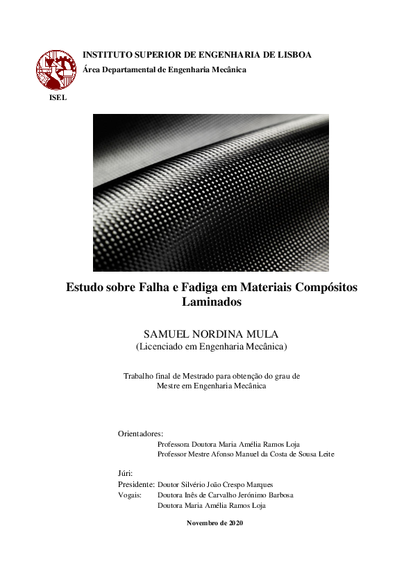 (PDF) Estudo sobre falha e fadiga em materiais compósitos laminados ...