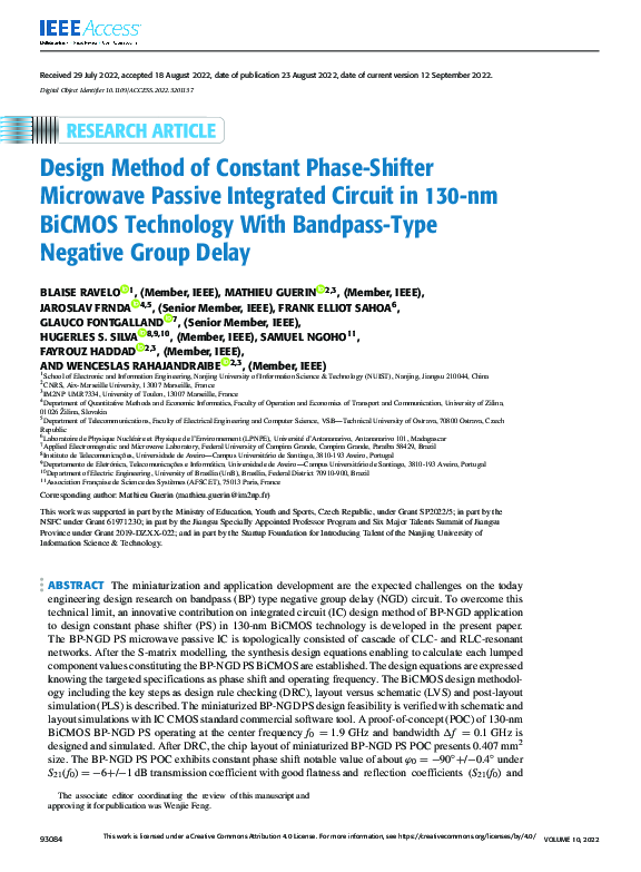 (PDF) Design Method of Constant Phase-Shifter Microwave Passive Integrated Circuit in 130-nm ...