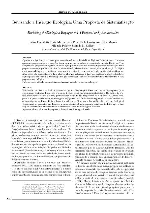 (PDF) Revisando a inserção ecológica: uma proposta de sistematização ...