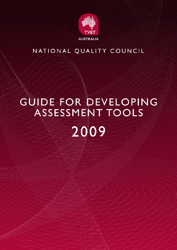 (PDF) Guide for Developing Assessment Tools