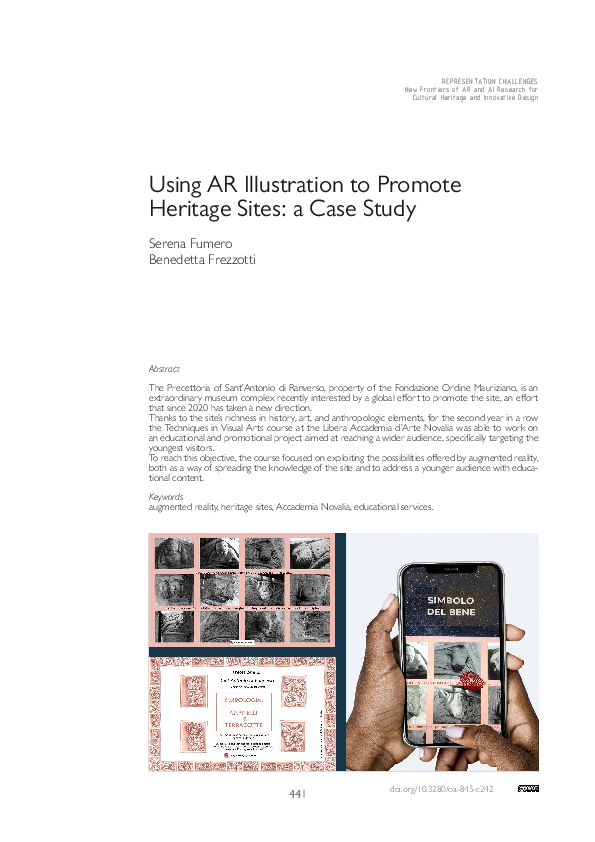 (PDF) Using AR Illustration to Promote Heritage Sites: a Case Study