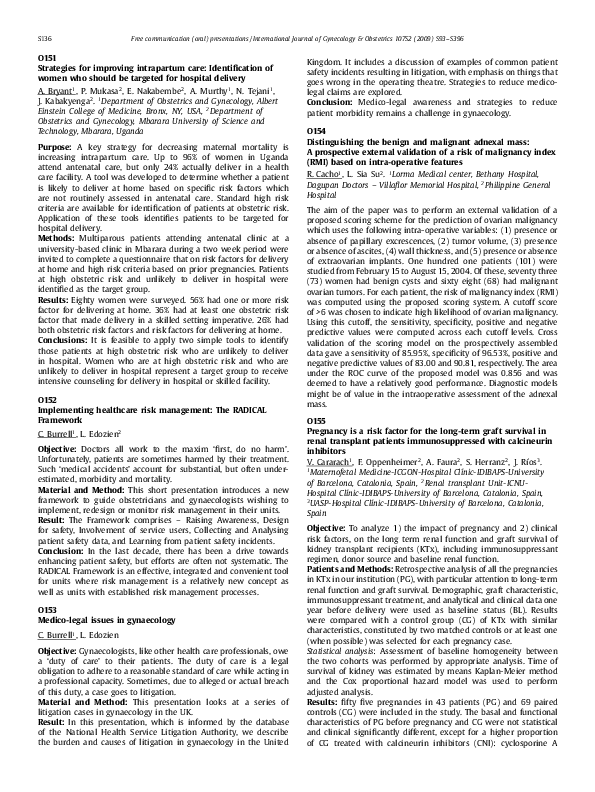 (PDF) O152 Implementing healthcare risk management: The RADICAL Framework
