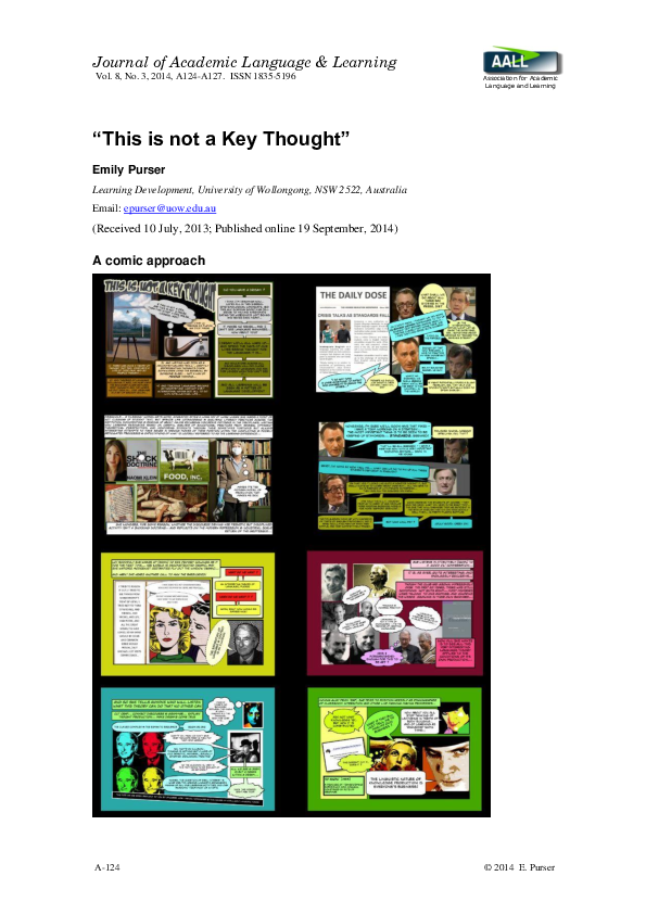 (PDF) “This is not a Key Thought”