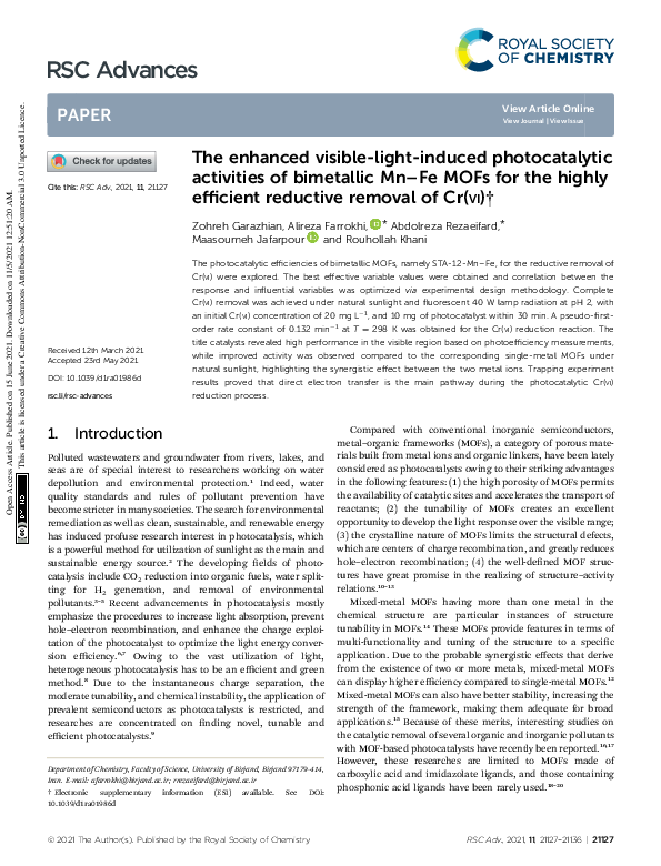 (PDF) The enhanced visible-light-induced photocatalytic activities of ...