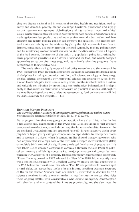 (PDF) HEATHER MUNRO PRESCOTT. The Morning After: A History of Emergency ...