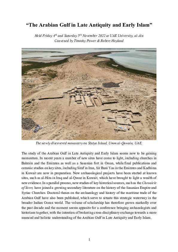 (PDF) Priestman, 2022: Occupation of the Sohar Hinterland during the ...