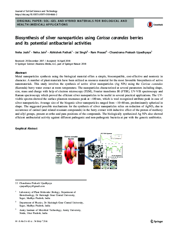 (PDF) Biosynthesis of Silver Nanoparticles Using Callus Extract of Catharanthus roseus var. alba ...