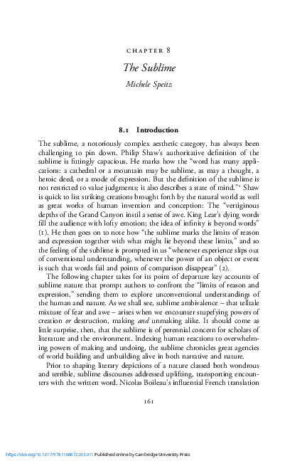 (PDF) The Sublime