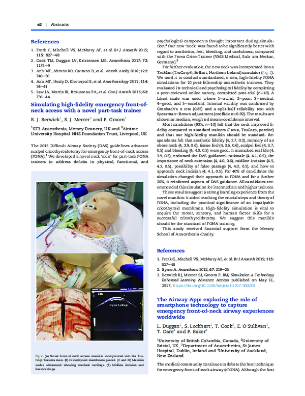 (PDF) The Airway App: exploring the role of smartphone technology to ...