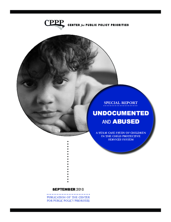 (PDF) Undocumented and Abused: A Texas Case Study of Children in the ...
