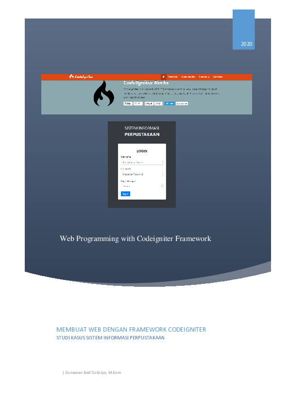 (PDF) Membuat Web dengan Framework Codeigniter : Studi Kasus Sistem Infromasi Perpustakaan