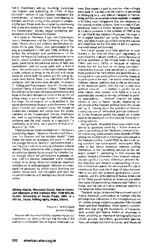 (PDF) Strong Hearts, Wounded Souls: Native American Veterans of the ...