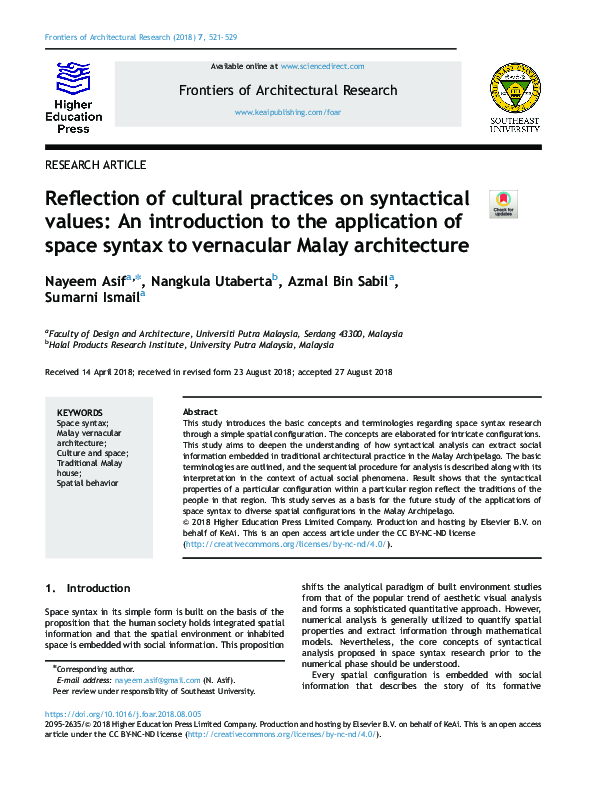 (PDF) Reflection of cultural practices on syntactical values: An introduction to the application ...