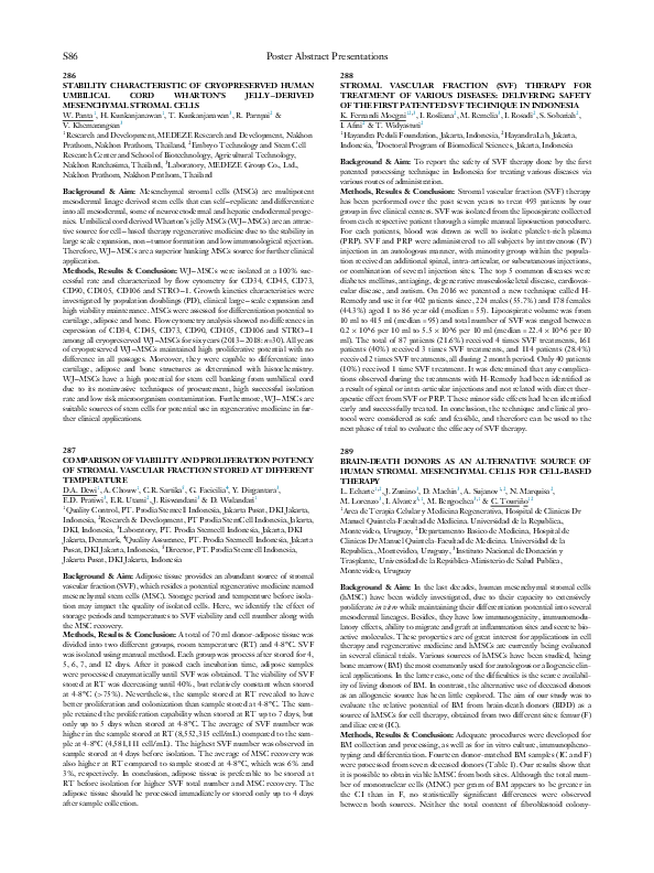 (PDF) Stromal Vascular Fraction (SVF) Therapy for Treatment of Various ...