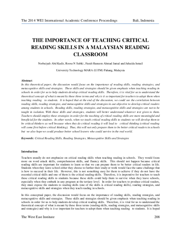 (PDF) The 2014 WEI International Academic Conference Proceedings Bali , Indonesia The West East ...