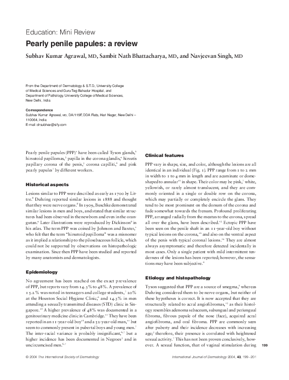 (PDF) Pearly penile papules: a review