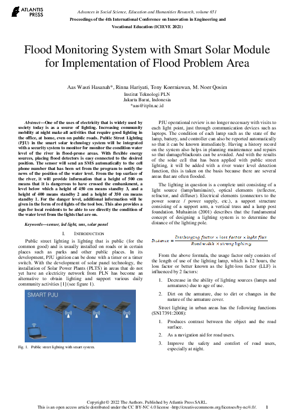 (PDF) Flood Monitoring System with Smart Solar Module for ...