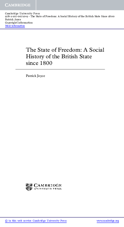 (PDF) The State of Freedom