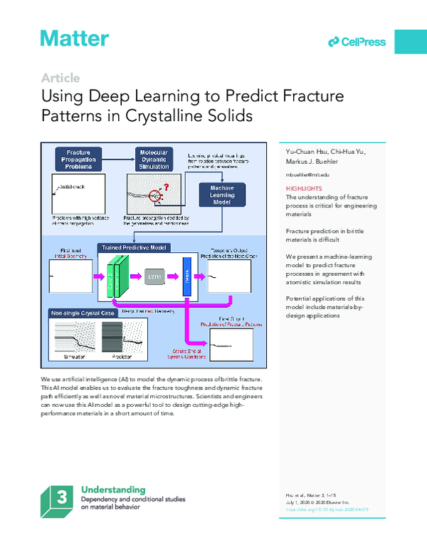 Pdf Using Deep Learning To Predict Fracture Patterns In Crystalline