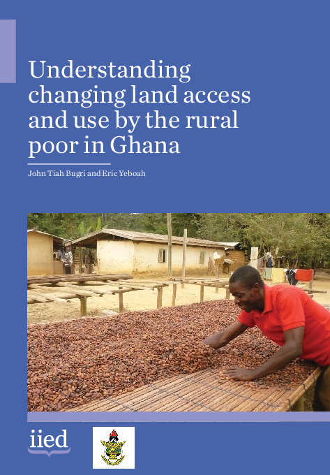 (PDF) Understanding changing land access and use by the rural poor in ...