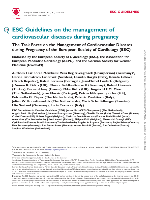 (PDF) ESC Guidelines on the management of cardiovascular diseases ...