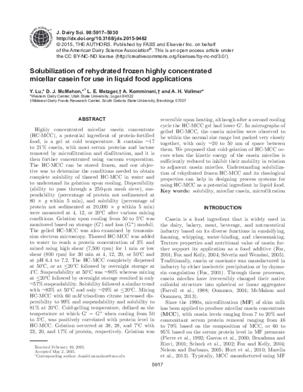 (PDF) Solubilization of rehydrated frozen highly concentrated micellar ...