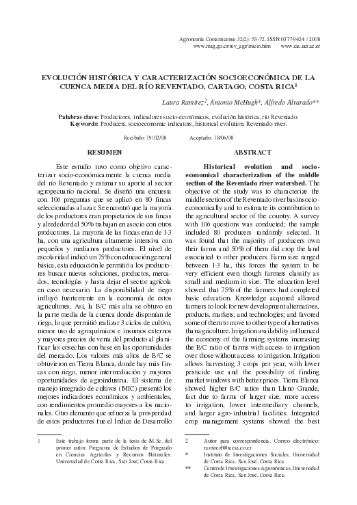 (PDF) Evolución histórica y caracterización socioeconómica de la cuenca ...