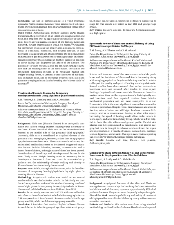 (PDF) Comparative Study between Nancy Nail and Conservative Treatment ...