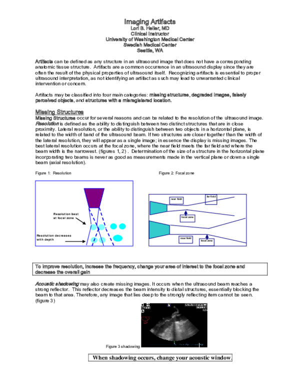 (PDF) Imaging Artifacts