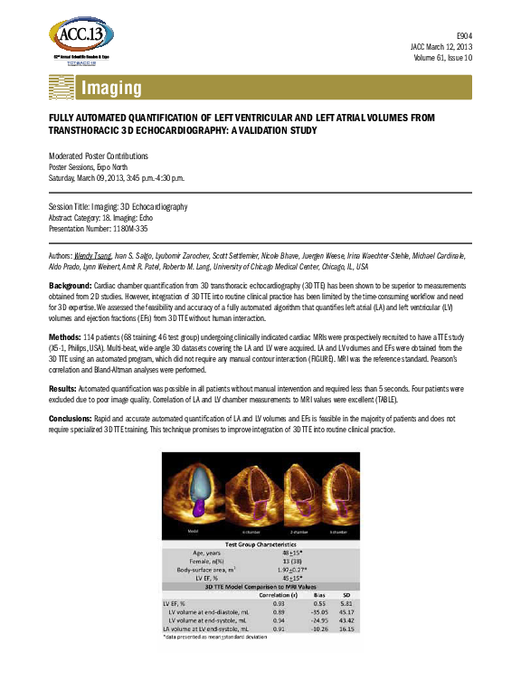 (PDF) Fully Automated Quantification of Left Ventricular and Left ...