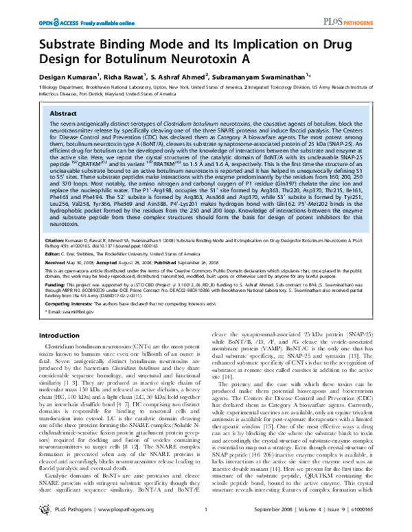 (PDF) Substrate Binding Mode and Its Implication on Drug Design for ...