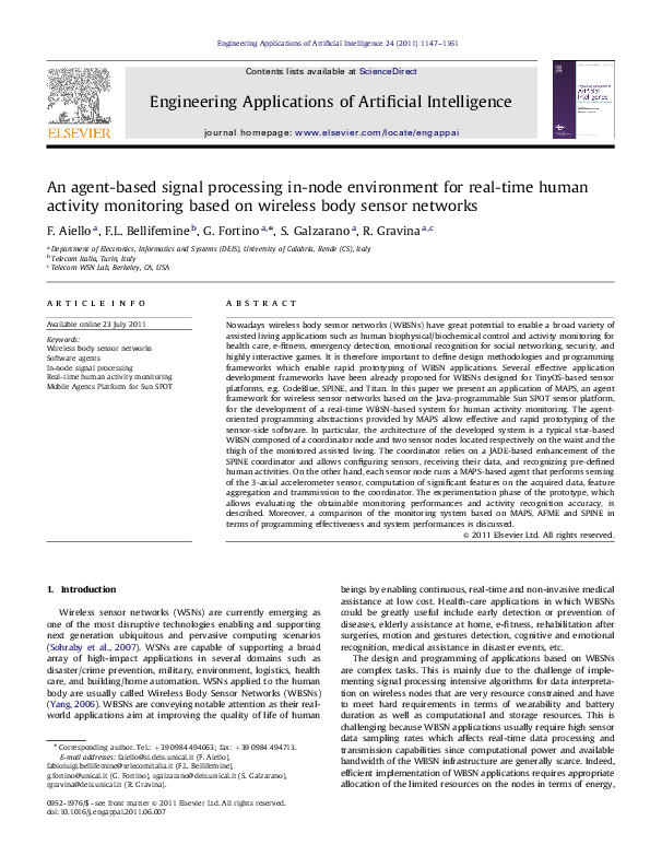 (PDF) An agent-based signal processing in-node environment for real-time human activity ...