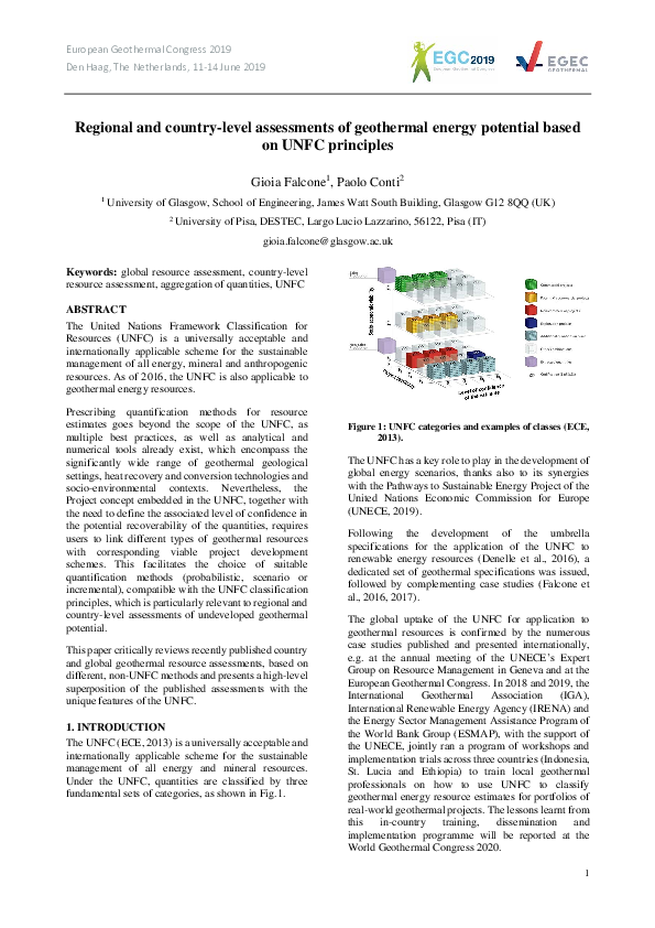 (PDF) Regional and Country-level Assessments of Geothermal Energy ...
